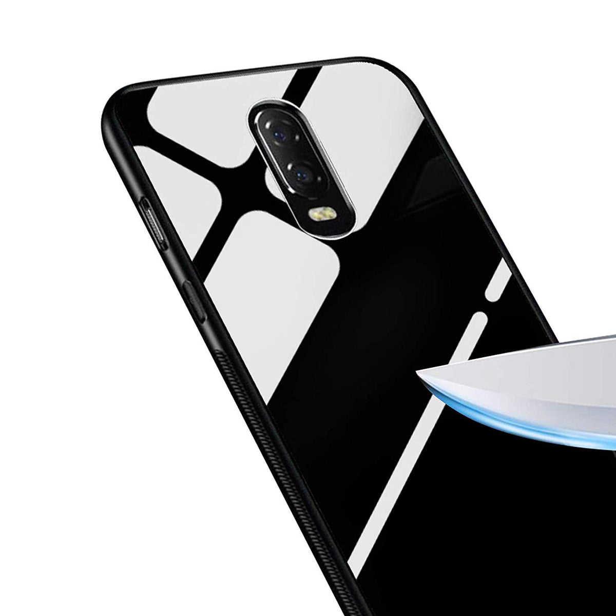 Luxury Black Glass Case – Phoneguard.in