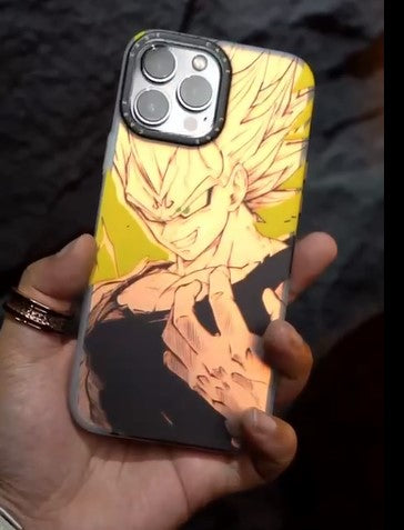 Holographic Vegeta Anime Case(Y) – Phoneguard.in