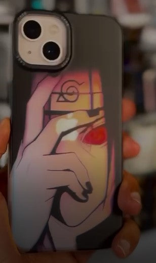Holographic ITACHI UCHIHA Anime Case (B) – Phoneguard.in