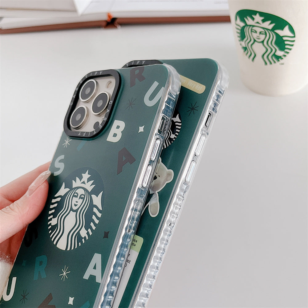 CASETIFY Starbucks Soft Silicon Transparent Case – Phoneguard.in