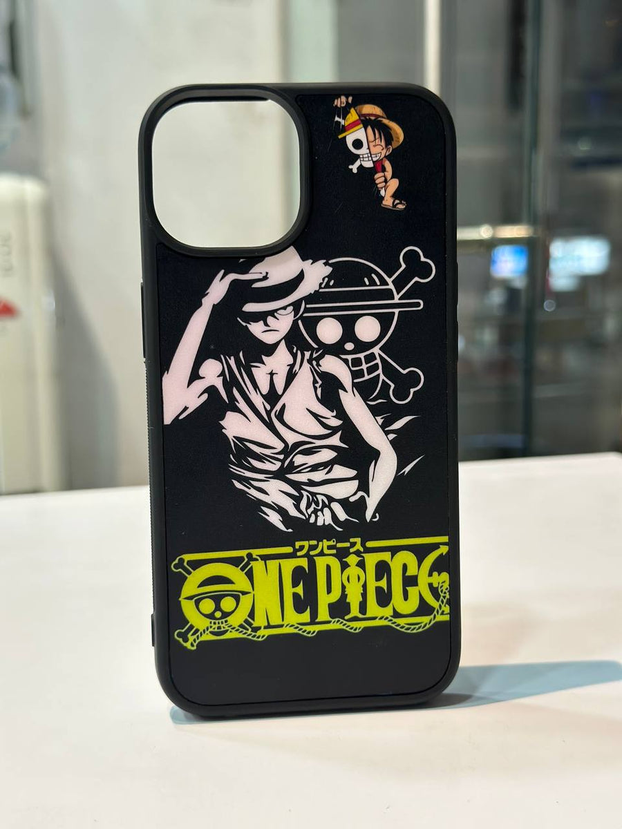 New Holographic Monkey D. Luffy (One Piece) Anime case – Phoneguard.in